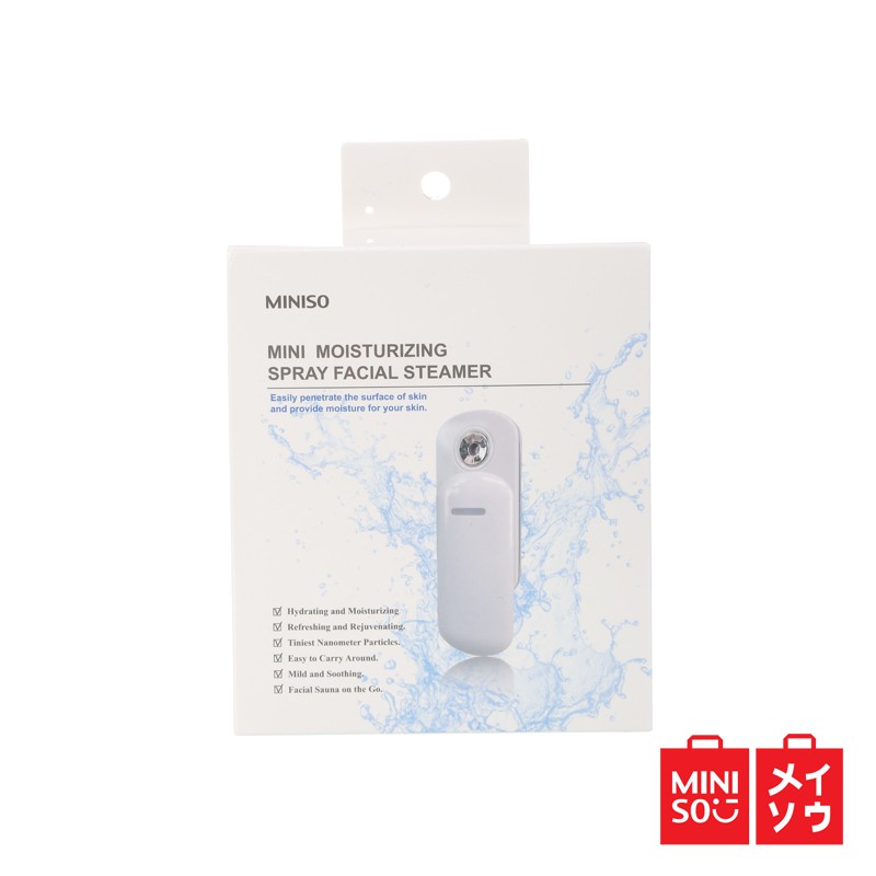 Jual Miniso Official Mini Moisturizing Spray Facial Steamer | Shopee ...