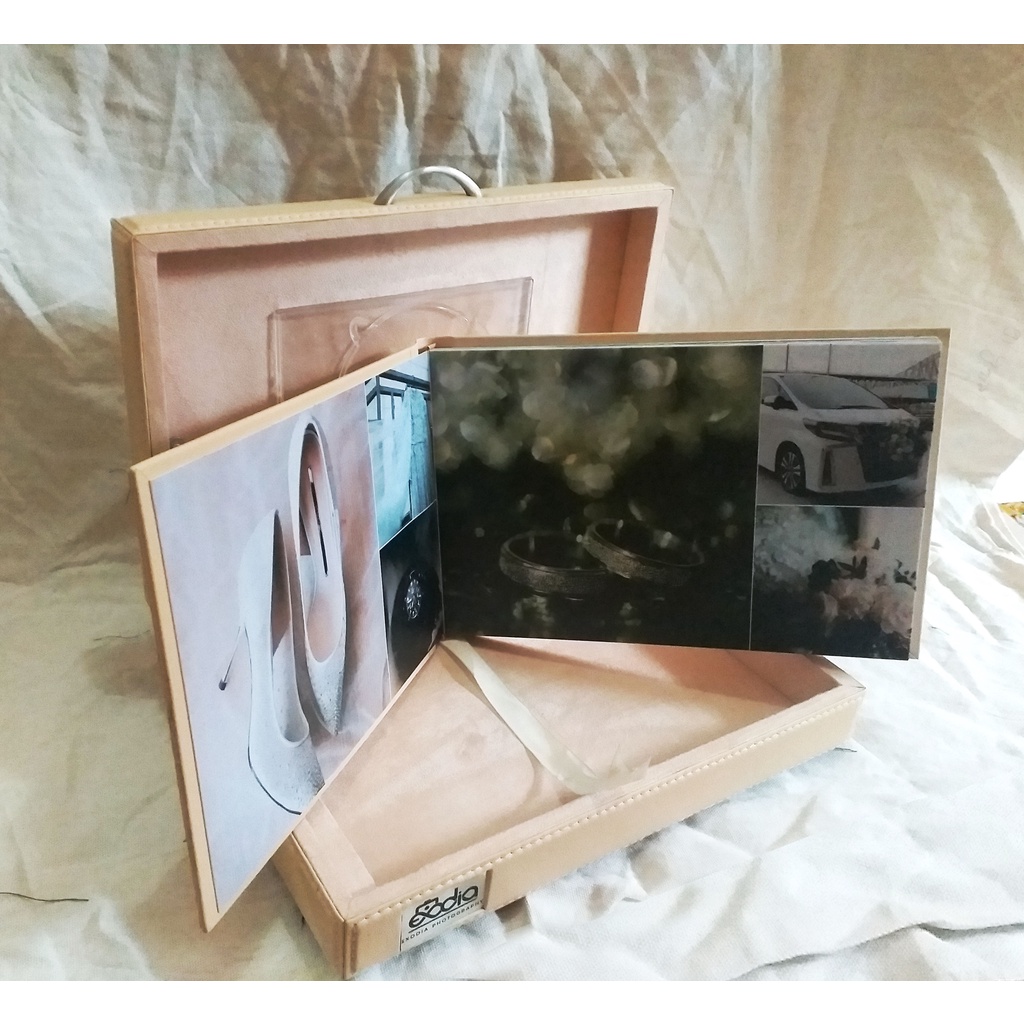 Jual box album foto single materal semi kulit isi 1 album | Shopee ...