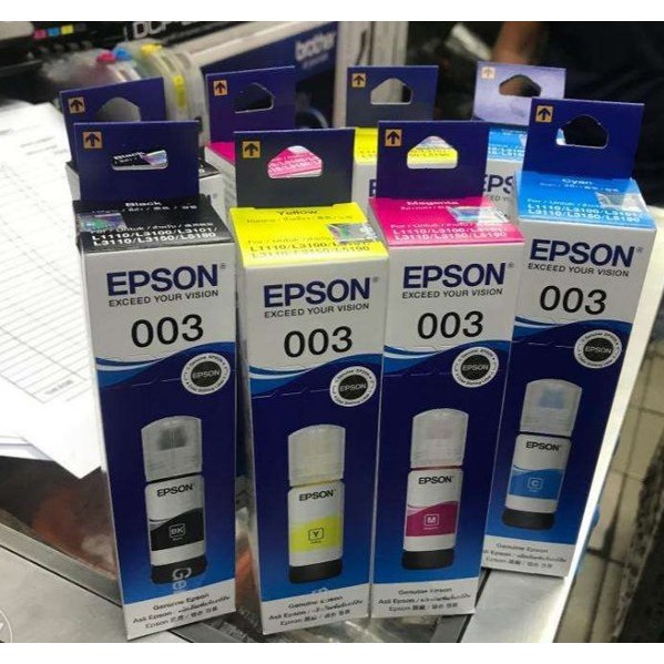 Jual Tinta Epson 003 Hitam / Warna (Cyan / Magenta / Yellow) Semarang ...