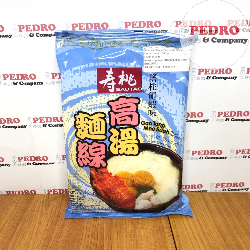 Jual Sautao gao tang mee suah 140 gram - mi sua sup kerang lobster biru ...