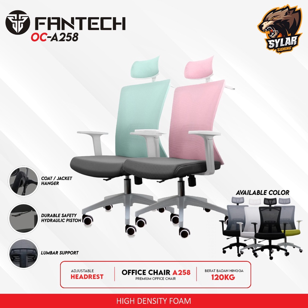 Jual Fantech Kursi Kerja Kantor OCA258 / OC-A258 Premium Office Chair ...