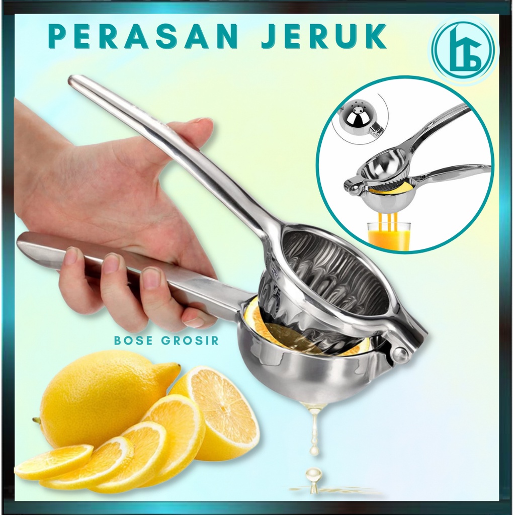 Jual Perasan Jeruk Stainless Alat Peras Buah Lemon Pemeras Jeruk Nipis ...