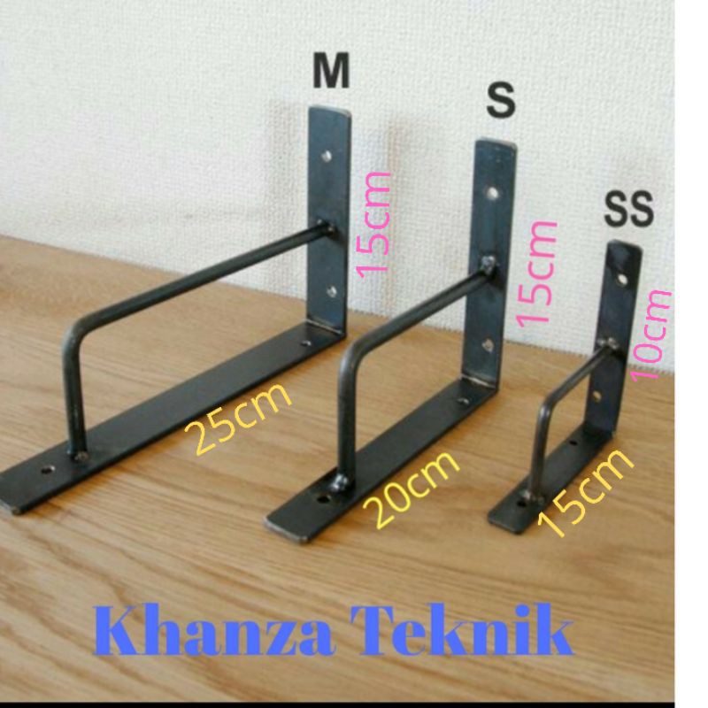 Rak besi siku siku tempel dinding varian | Shopee Indonesia