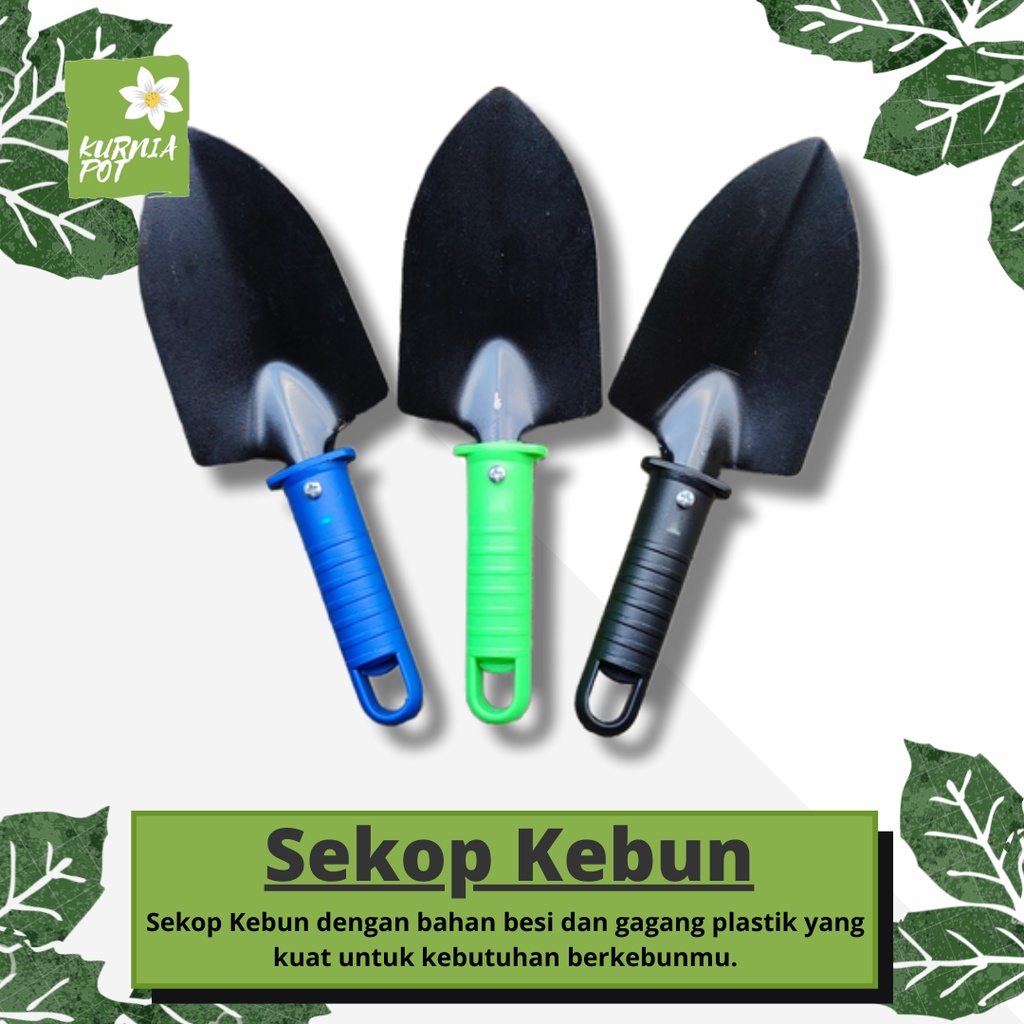 Jual Sekop Mini Taman Perkebunan Garden Tools Skop Sendok Besi Tanah ...