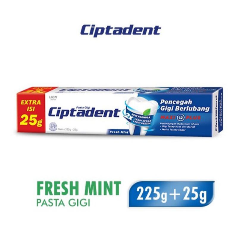 Jual Ciptadent 225 + 25 gr | Shopee Indonesia