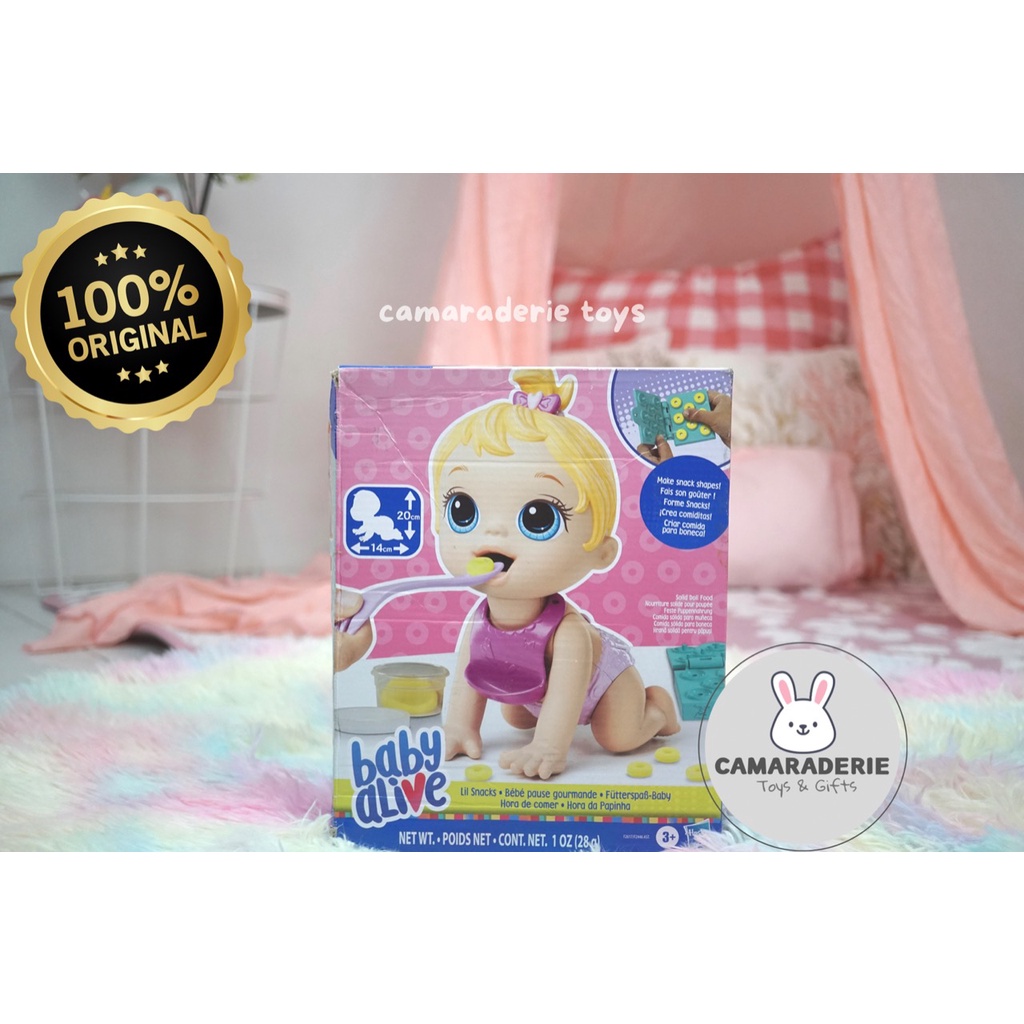 Jual Baby Alive Lil Snacks Doll , Eats and Poops, Boneka Baby Alive ...