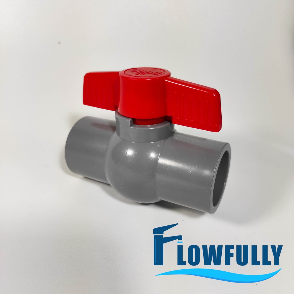 Jual BALL VALVE PVC POLOS 1 inch UNNU PVBV01 STOP KRAN | Shopee Indonesia