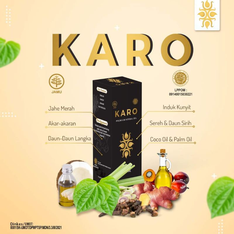 Jual Karo Premium Herbal Oil Jiwa (100ml) | Shopee Indonesia