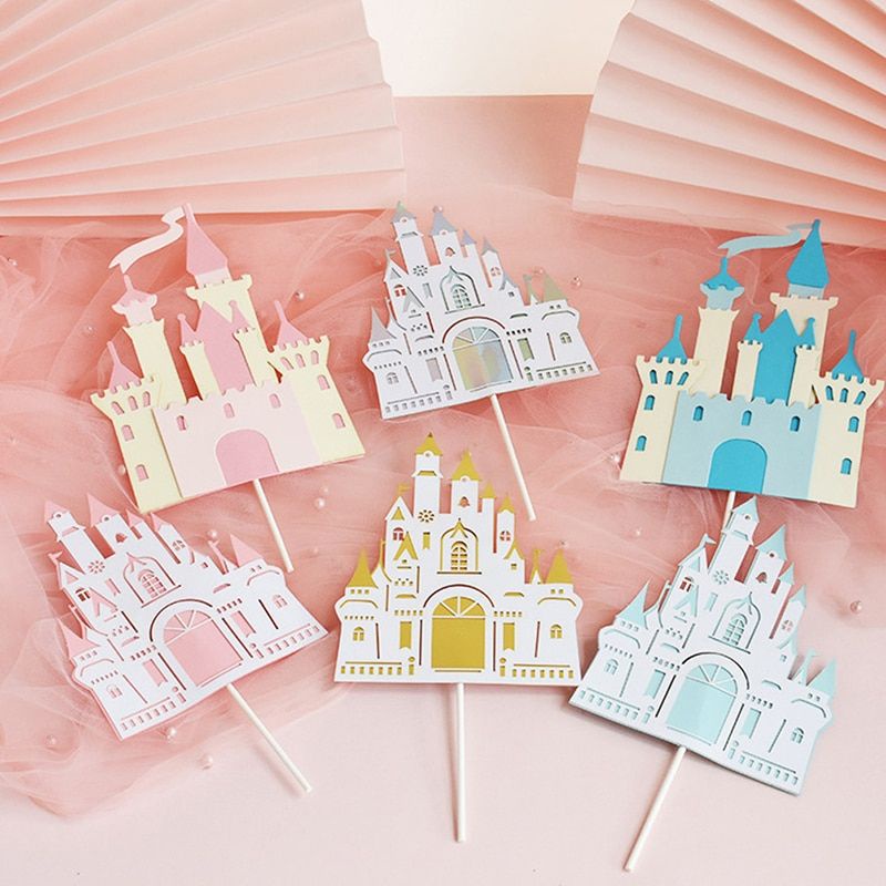 Jual Topper Castle Princess/ Hiasan Istana Untuk Dekorasi Kue Ulang ...