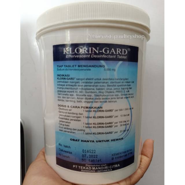 Jual KLORIN GARD (isi 50 tablet) | Shopee Indonesia