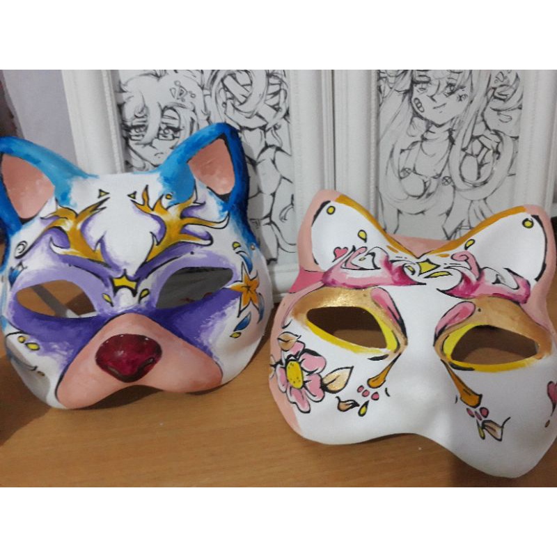Jual Topeng kucing (Handmade by Me) | Shopee Indonesia