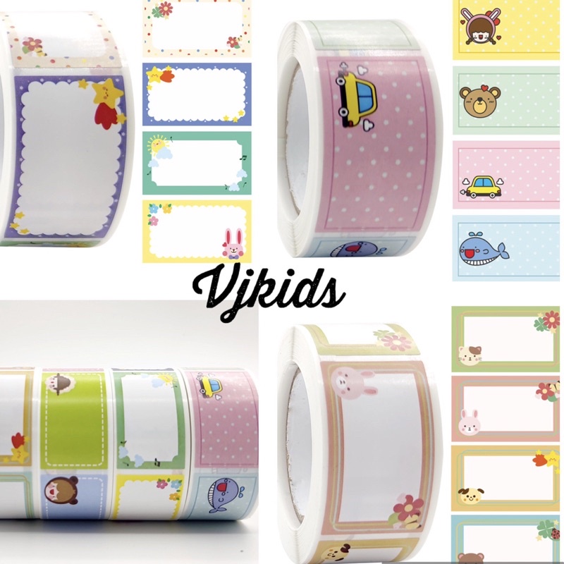 Jual stiker label kosong persegi panjang 250 pcs dan 50pcs utk label ...