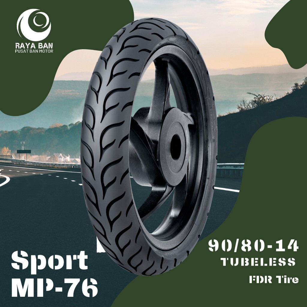 Jual Ban Motor FDR Sport MP-76 90/80-14 TL (Racing Tire) | Shopee Indonesia