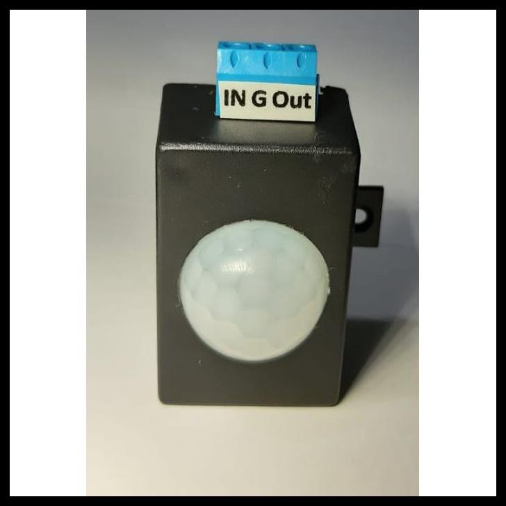 Jual SENSOR GERAK INFRA MERAH 12 VOLT DC DENGAN VR TIMER DAN KEPEKAAN ...