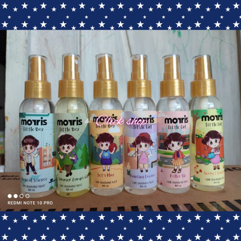 Jual MORRIS Parfume Little Boy & Girls Body Mist Spray | Parfum Anak ...