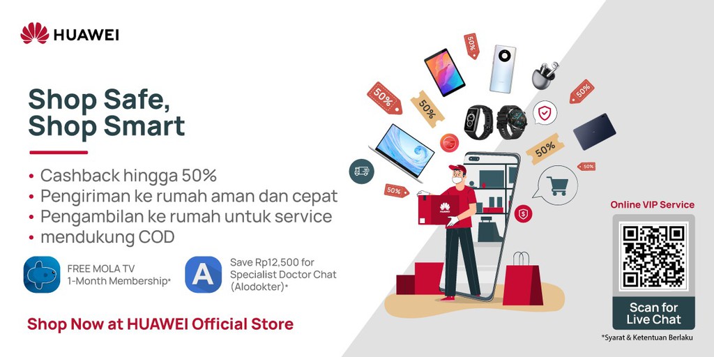 Toko Online Huawei Official Store | Shopee Indonesia