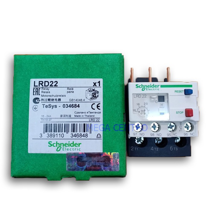Jual Thermal Overload Relay LRD22 16 - 24A Schneider | Shopee Indonesia