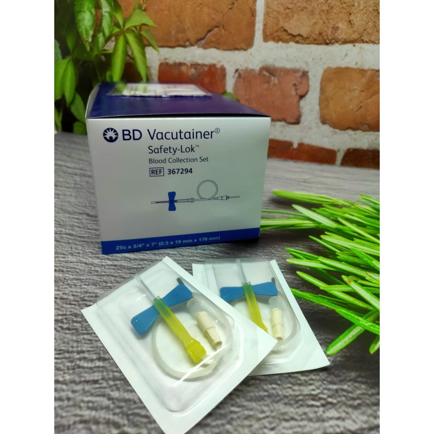 Jual BD Vacutainer needle wing 25G | Shopee Indonesia