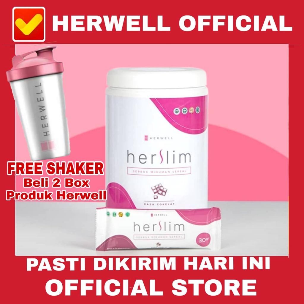 Jual HERSLIM HERWELL 2 Box The Ultimate Diet Formula Susu Kolostrum ...
