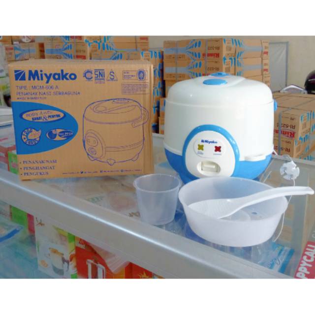 Jual Magic Com Rice Cooker Miyako 606A 606B 0,6 Liter Indonesia|Shopee ...