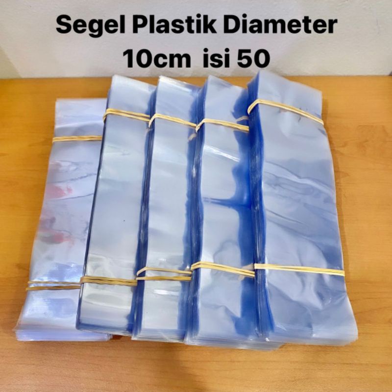 Jual Segel Plastik Diameter 10cm (16cm x 5cm) Isi 50 Pcs | Shopee Indonesia