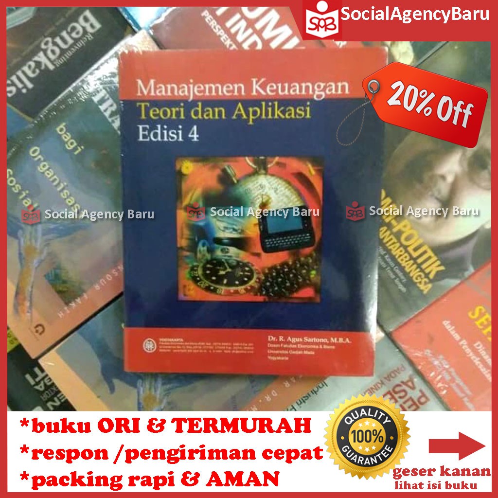 Manajemen Keuangan Teori dan Aplikasi Edisi 4 - Agus Sartono | Shopee Indonesia