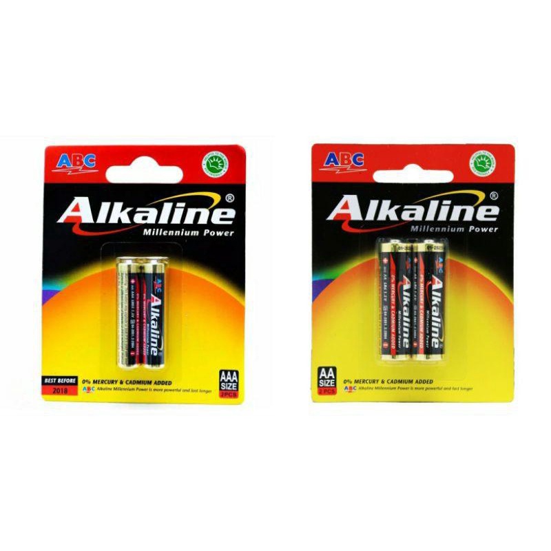 Jual Baterai ABC Alkaline AAA / AA Batre A3 A2 | Shopee Indonesia