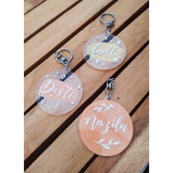 Jual GANCI AKRILIK CUSTOM NAMA | KEYCHAIN AKRILIK CUSTOM NAMA | Shopee ...