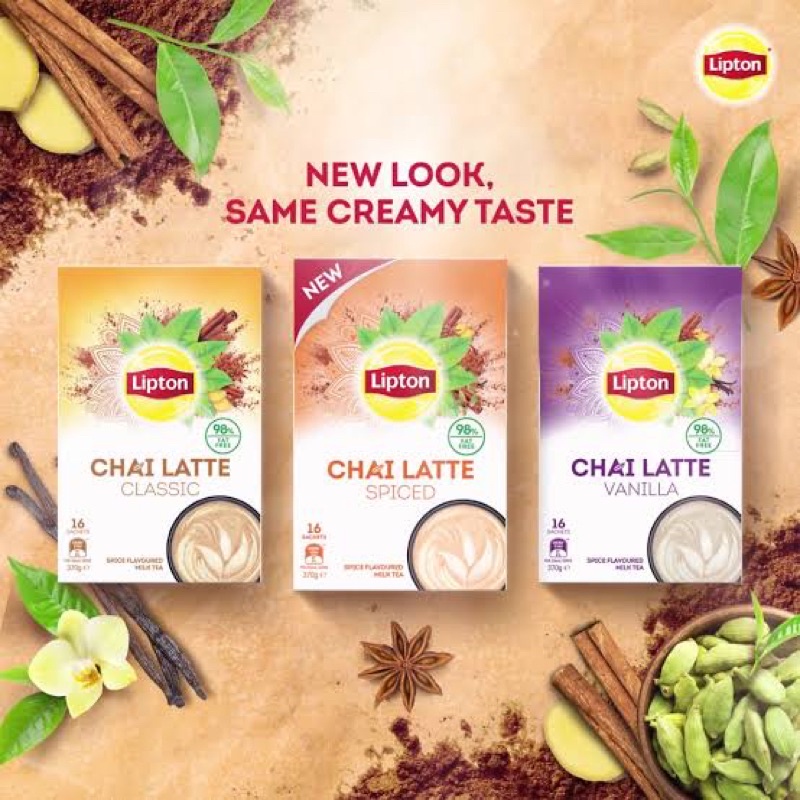Jual Lipton Chai Latte Classic / Vanilla | Shopee Indonesia