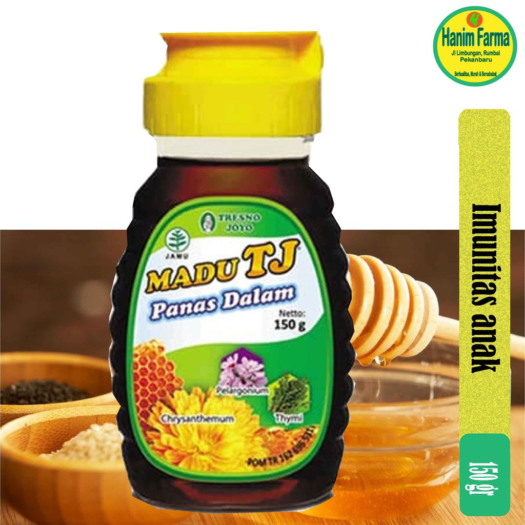 Jual Madu TJ Pereda Panas Dalam Botol isi 150g | Shopee Indonesia