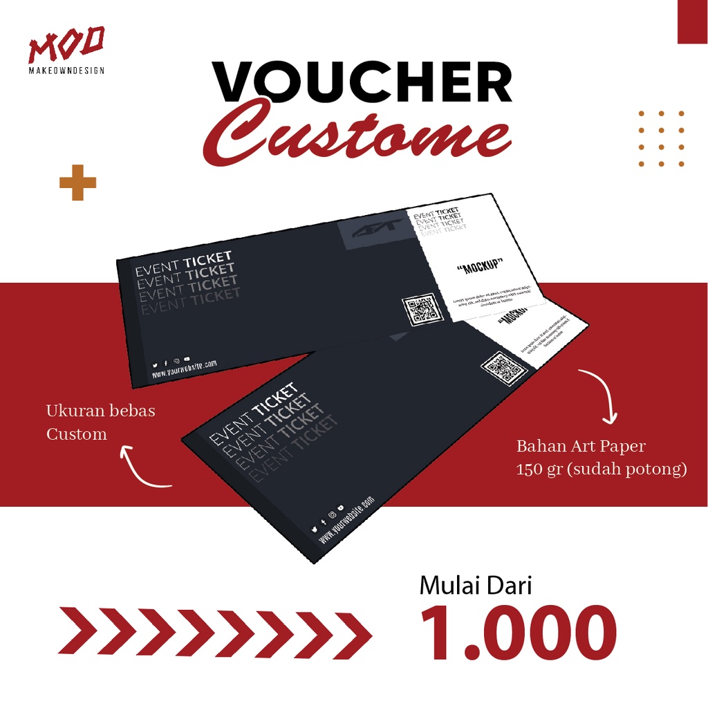 Jual PRINT VOUCHER CUSTOM | CETAK VOUCHER CUSTOM | VOUCHER MAKANAN ...