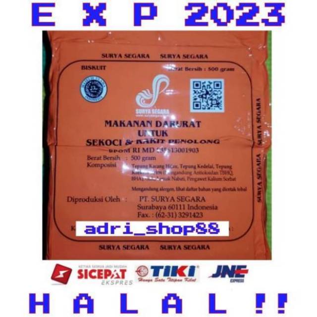 Ransum Pendaki , Makanan Darurat / Survival food , imukal , enertab ...