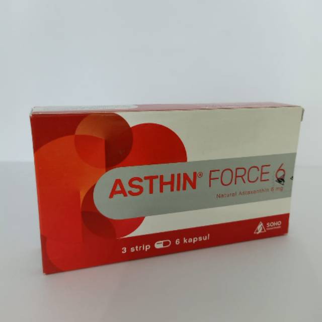 Jual Asthin Force 6 Mg - 20Kapsul (Antioksidan Super) | Shopee Indonesia