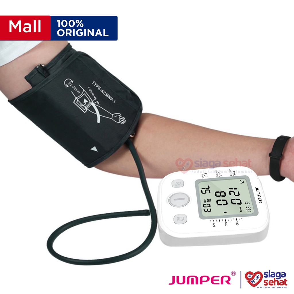 Tensimeter Digital Voice - Alat Tensi Darah Digital Jumper HA200 ...