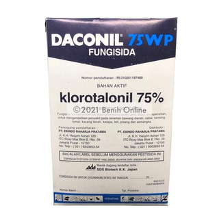 Jual FUNGISIDA - DACONIL 75 WP - 500 gr - SDS BIOTECH KK klorotalonil bercak daun kentang ...