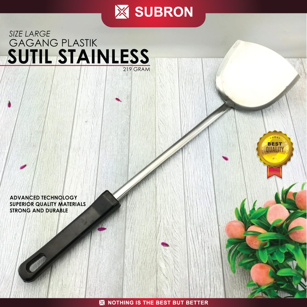 Jual SUBRON Spatula Panjang 50cm Susuk Sutil Sodet Stainless Gagang ...