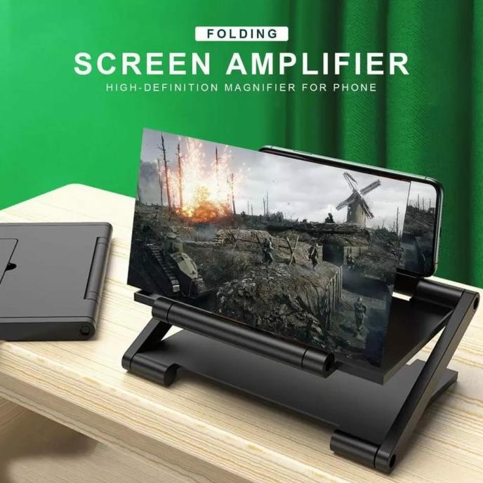 Jual kaca layar pembesar hp 3D F6 10inch | Shopee Indonesia