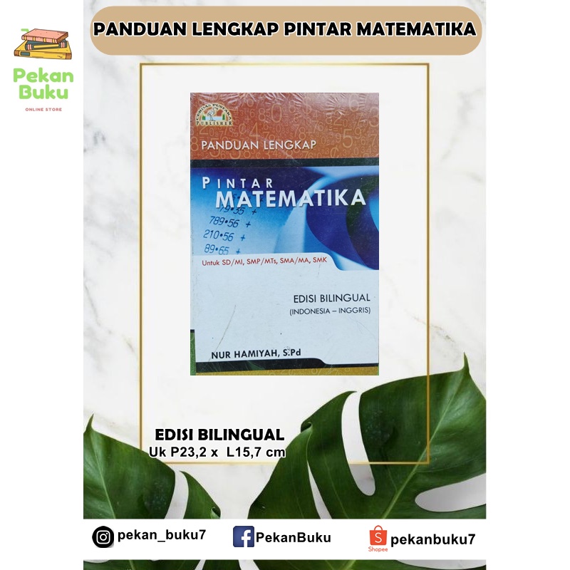 Jual BUKU PANDUAN LENGKAP PINTAR MATEMATIKA | Shopee Indonesia