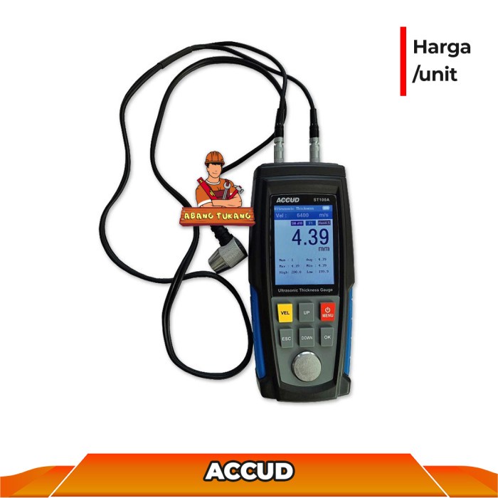 Jual Digital Thickness Gauge Ultrasonic ACCUD ST100A Alat Ukur Ketebalan | Shopee Indonesia