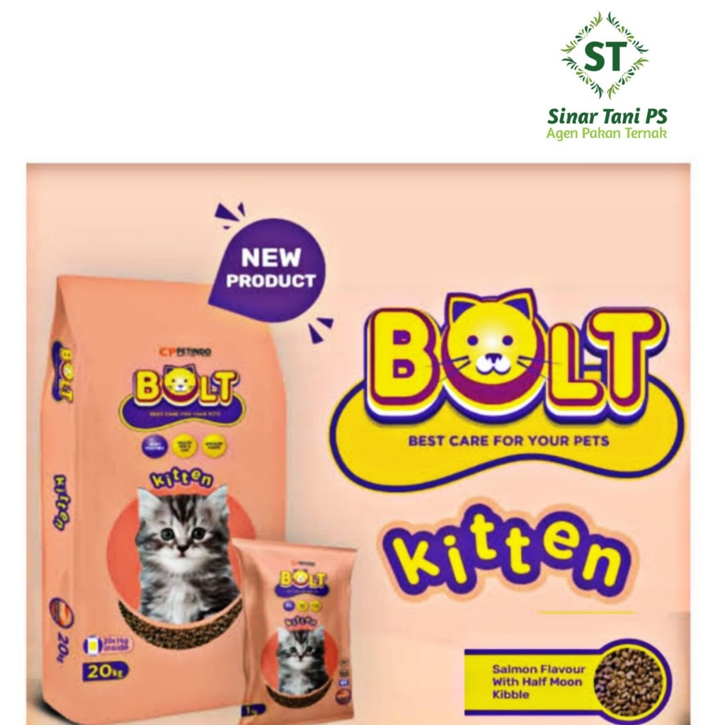 Jual Bolt Cat Kitten Freshpack 1kg / Makanan Pakan Anak Kucing Kering ...