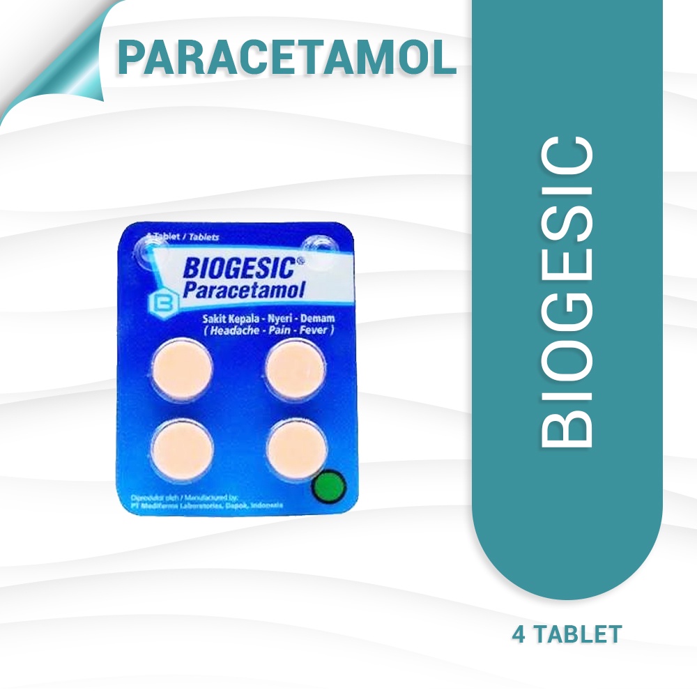 Jual Biogesic Paracetamol - Obat Sakit Kepala, Nyeri, Demam dan Sakit ...
