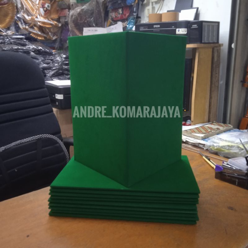 Jual map beludru hijau map kantor map sekolah ready stock berkualitas ...
