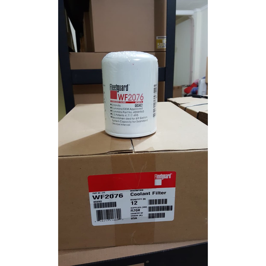 Jual WF2076 Water Coolant Filter FLEETGUARD Indonesia|Shopee Indonesia
