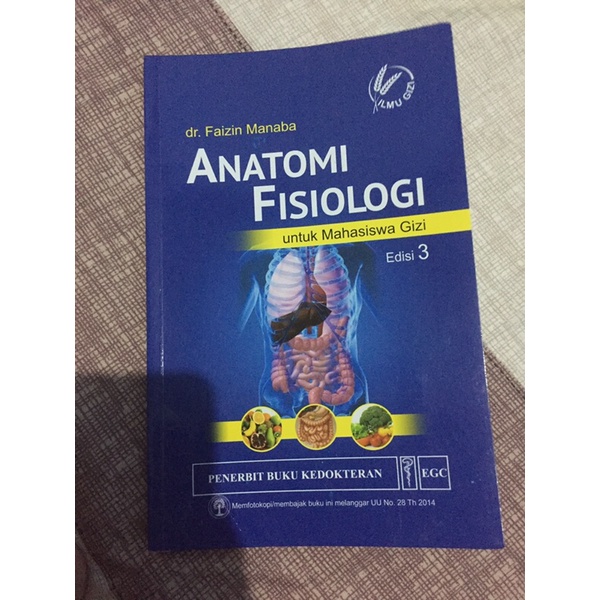 Jual Buku Anatomi Fisiologi untuk Mahasiswa Gizi Edisi 3 | Shopee Indonesia