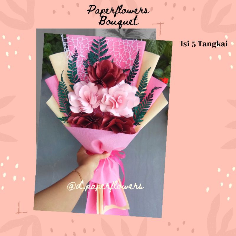 Jual Buket bunga kertas buket wisuda (Paperflowers) | Shopee Indonesia