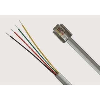 Jual Kabel Telepon 4C / PVC 4 pair isi 100 yard Roset / RJ-11 Isi 4 ...