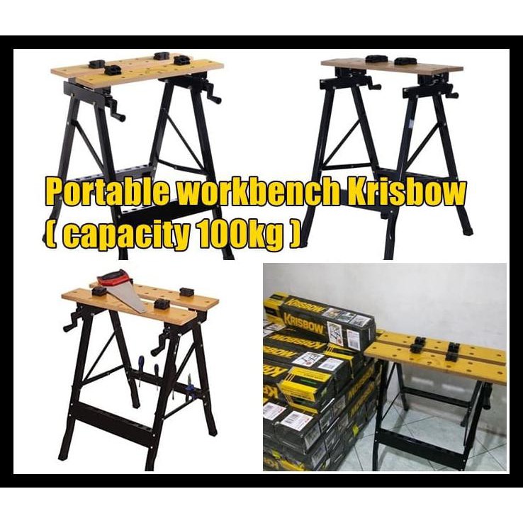Jual Hotlist Workbench Krisbow Meja Kerja Tukang Kayu Craft Work Bench ...