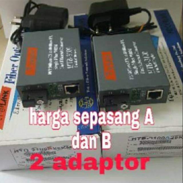 Jual NETLINK HTB-3100 CONVERTER FO to LAN 25KM A+B pernah pakai ...