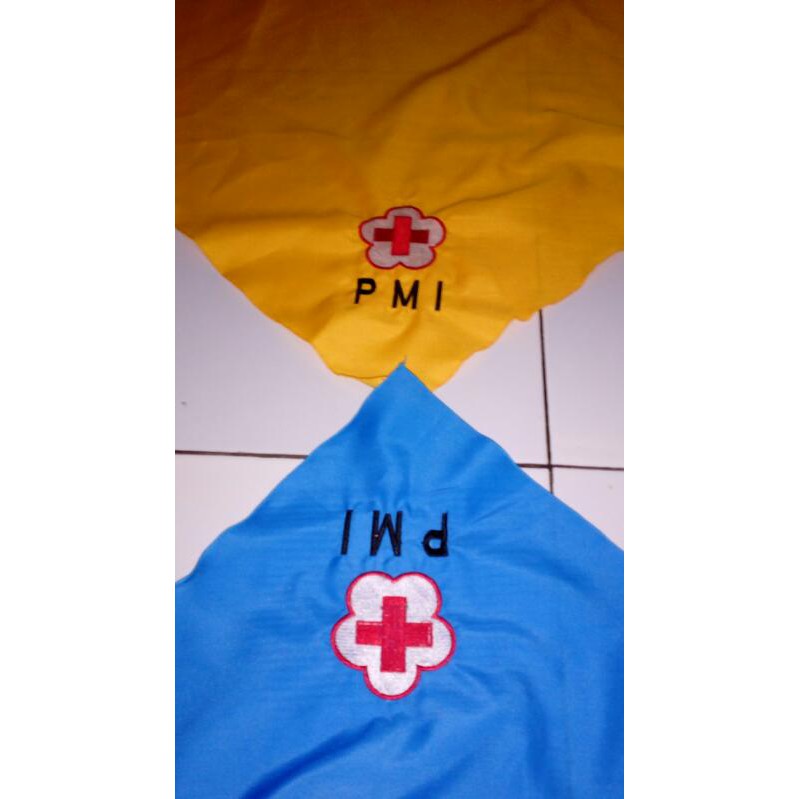 Slayer syal PMI/PMR Sablon dan bordir | Shopee Indonesia