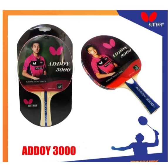 Jual BAT BET RAKET TENIS MEJA BUTTERFLY SERI ADDOY 3000 ORIGINAL | Shopee Indonesia